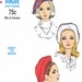 SIMPLICITY 6702 Hat HELMET Cap News Boy Visor Baseball Pattern ...