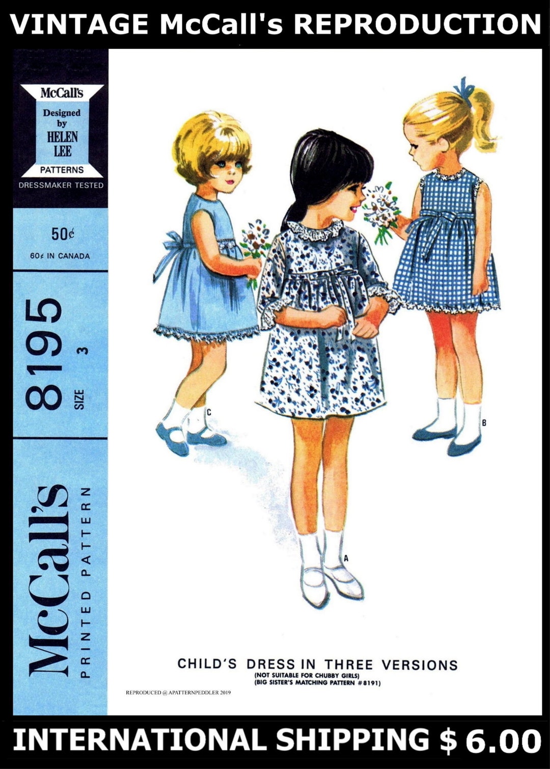 Mccall's 8195 Designer Helen Lee Fabric Sewing Pattern Unique Dainty ...