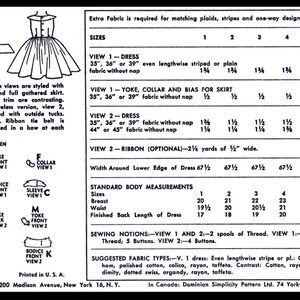 SIMPLICITY 1220 Sewing Pattern Summer Pin Tucked Bodice Dress Frock ...