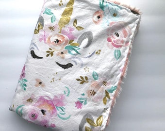 Unicorn crib bedding | Etsy