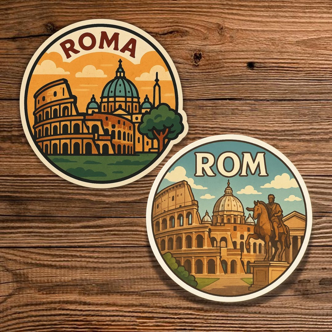 Rome Stickers - Etsy