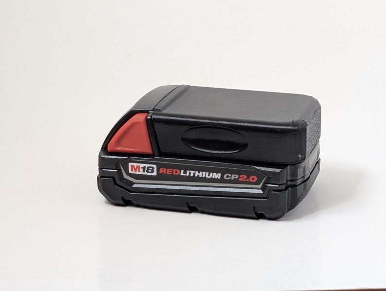 Personalized Milwaukee M18 TSA Safe Battery Cover, Heavy Duty Latch ...