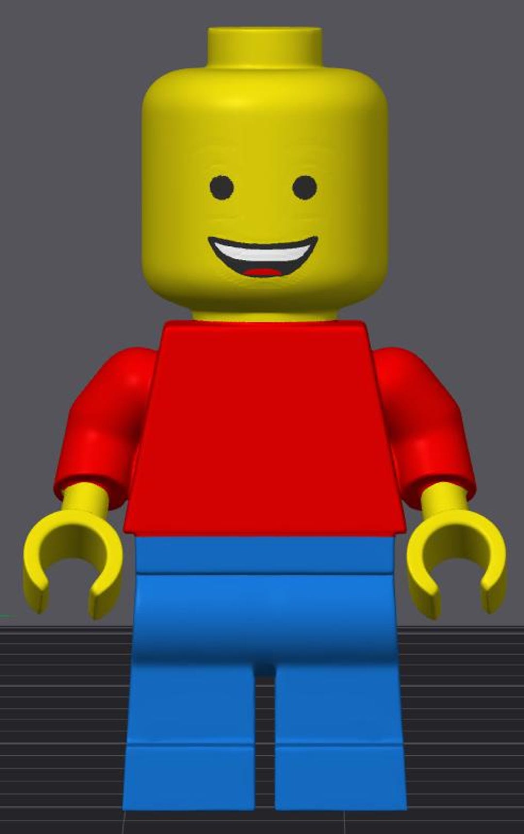 Classic LEGO Minifig STL – 3D Printing Digital File - Etsy