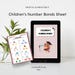 Cute Number Bonds Worksheet | Illustrated Math Activity for Kids ...