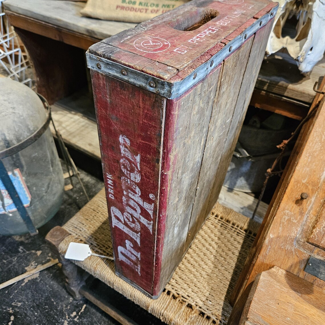 Vintage Dr. Pepper Crate - Etsy