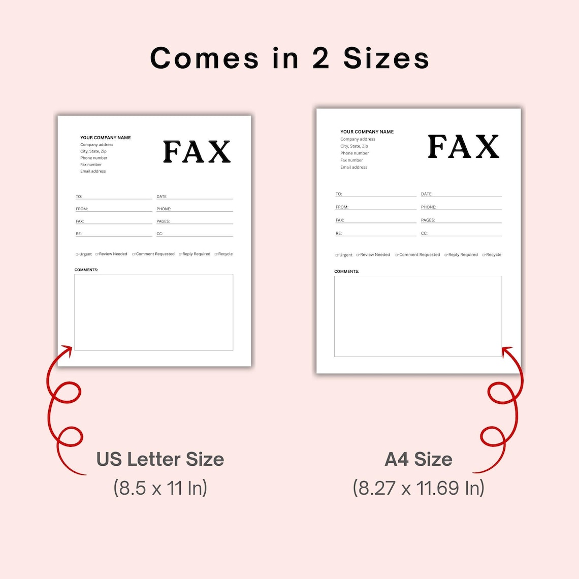 Fax Cover Sheet Editable, Fax Sheet, Fax Cover, Personal Fax Cover, Administrative Forms ...