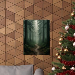 Enchanted Forest Wall Art, Matte Vertical Posters for Home Decor ...