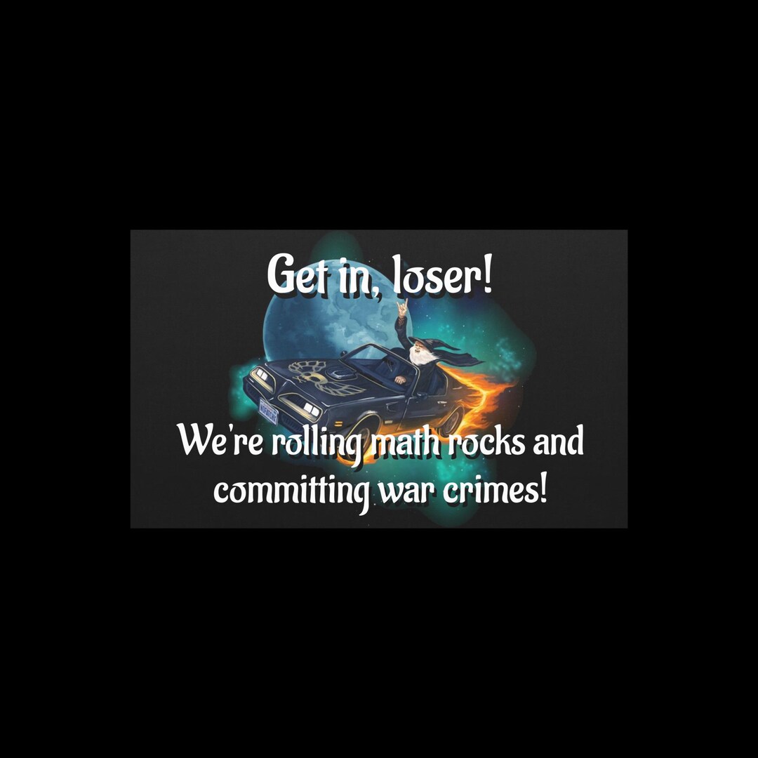 Funny Dnd Car Magnet: Math Rocks & War Crimes RPG Gamer Gift - Etsy