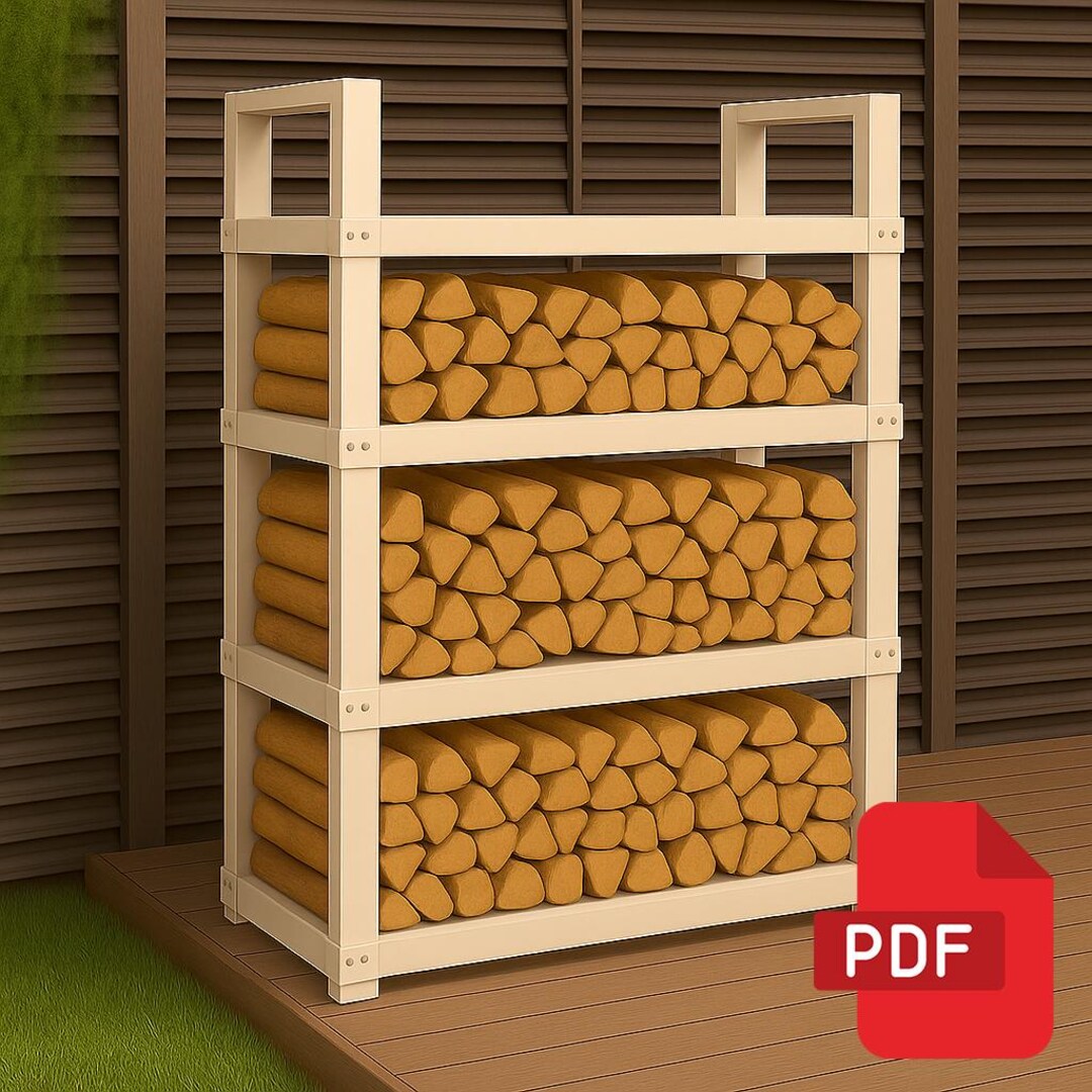 DIY Backyard Wood Storage Shed | Firewood Shelter Construction Plans ...