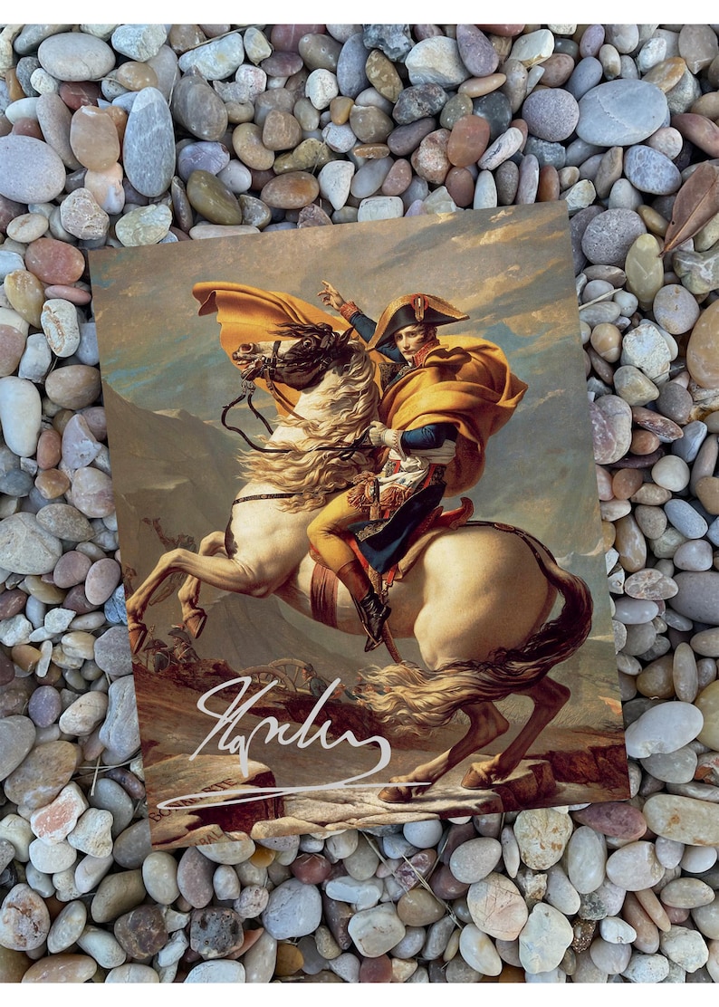 Napoleon Bonaparte Poster Print With Reprint Autograph | French General ...