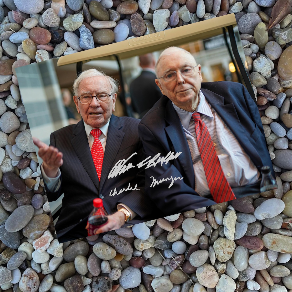 Warren Buffett & Charlie Munger Autograph Signed REPRINT Investing ...