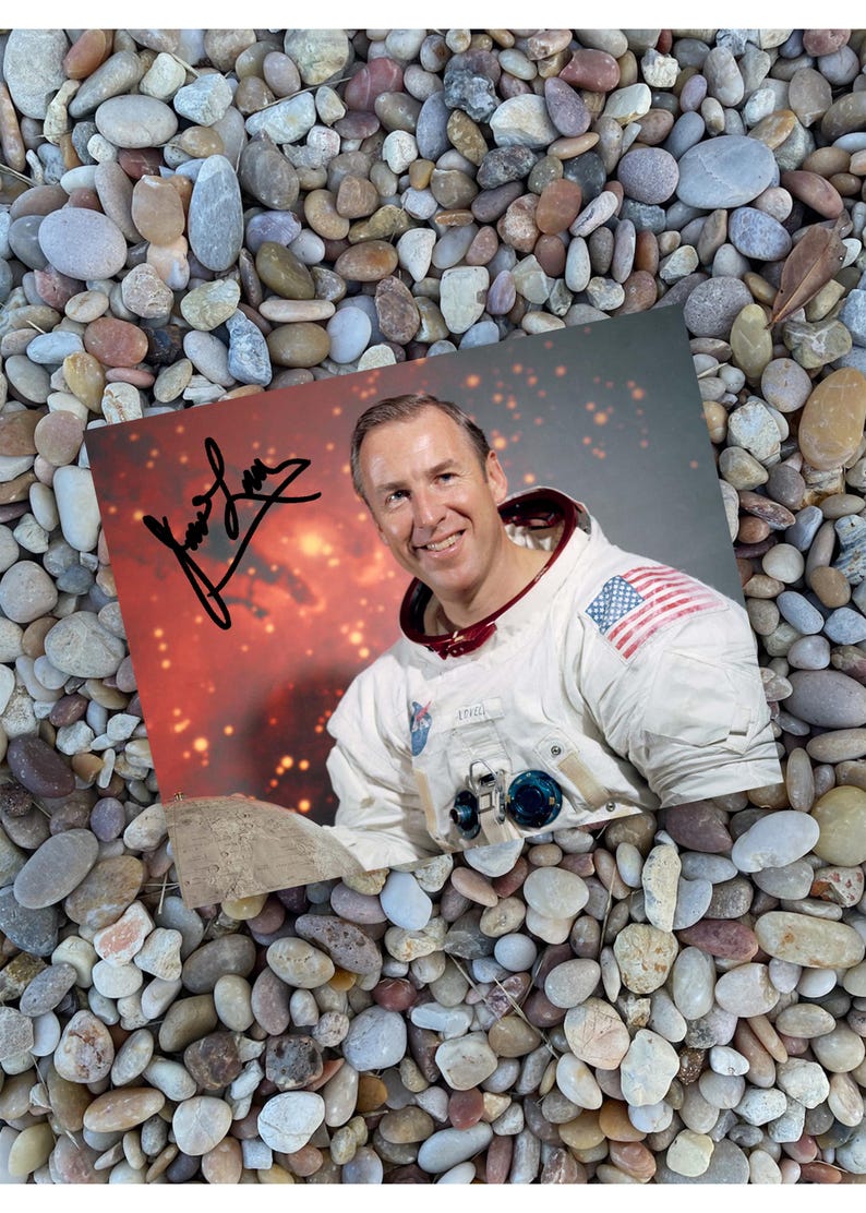 Jim Lovell Autograph Reprint Poster Print | Apollo Astronaut | NASA ...