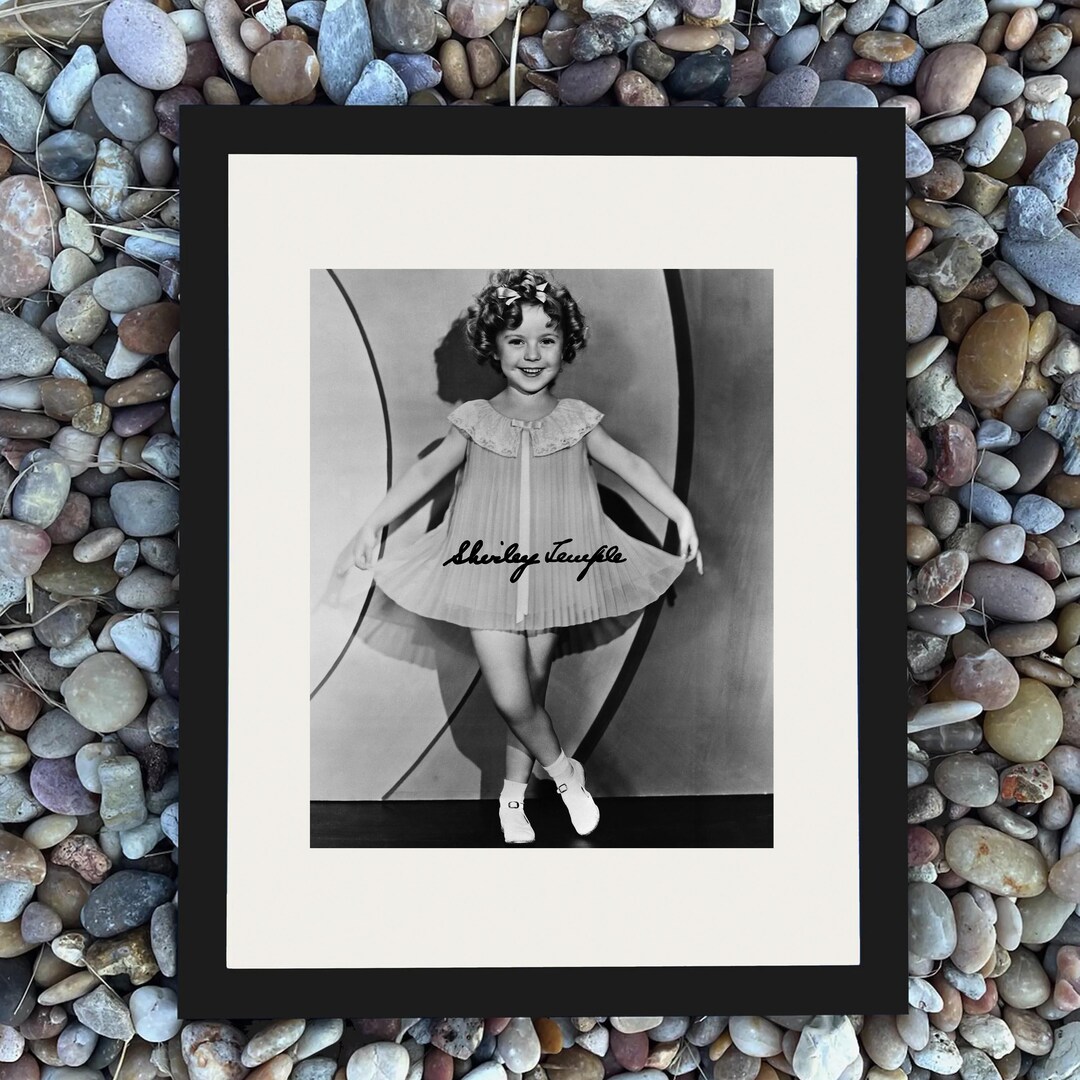 Shirley Temple Autograph Signed REPRINT Hollywood Child Star 8x10 ...