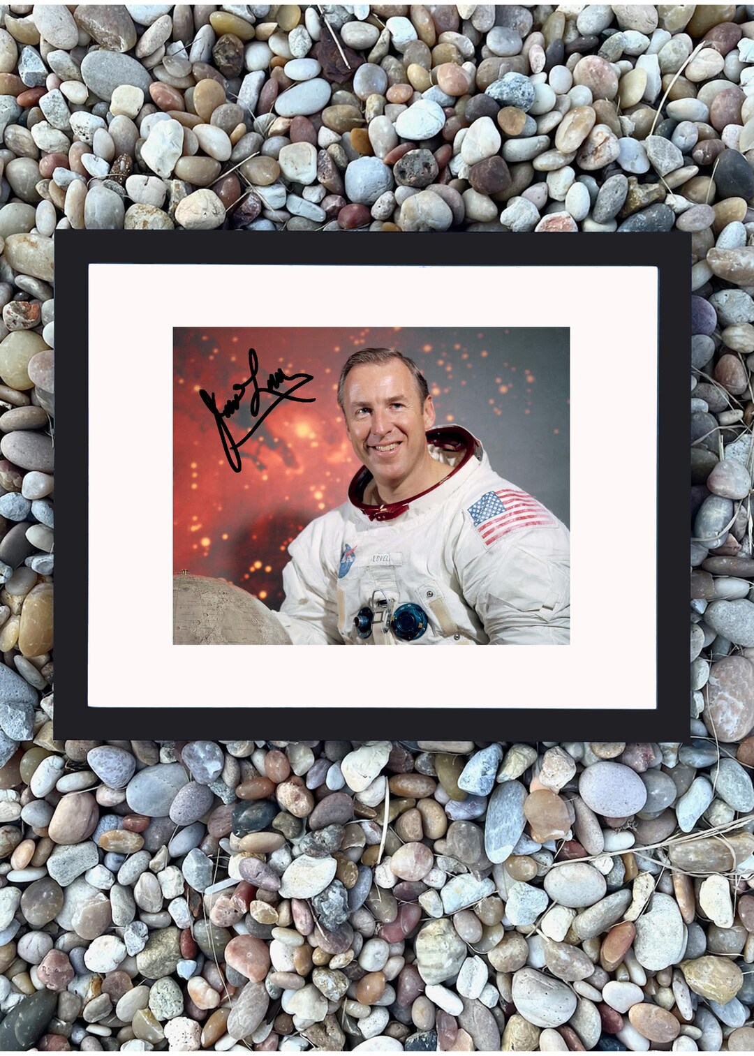 Jim Lovell Autograph Reprint Poster Print | Apollo Astronaut | NASA ...