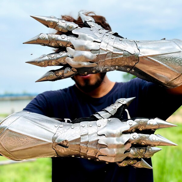 Gothic Gauntlet - Etsy