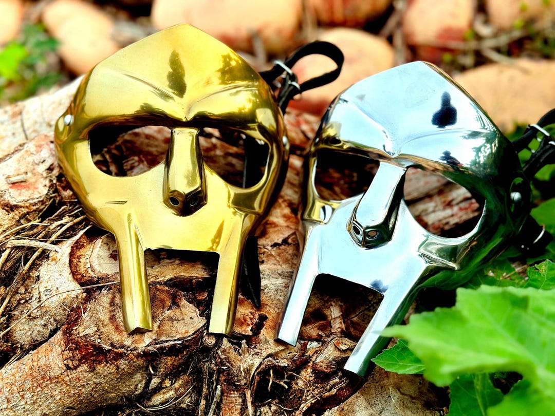 MF Doom Mask - Gladiator Face Mask - Legend MF Doom Rapper Cosplay ...
