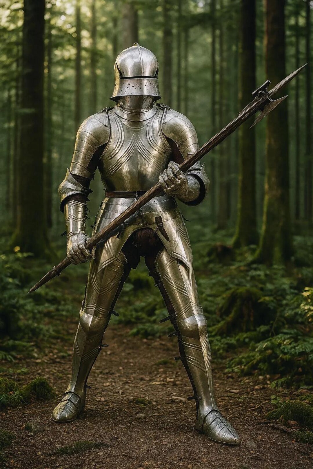 German Gothic Battle Armor Suit: Wearable Medieval Knight Crusader for ...