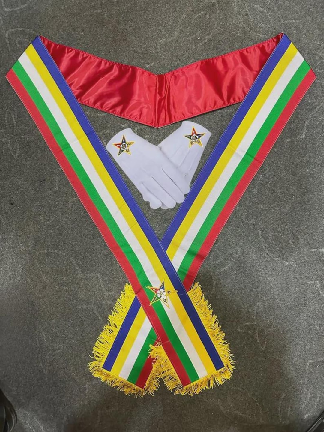 OES Sash-masonic Order of Eastern Star Sash - Five Colors With Free ...