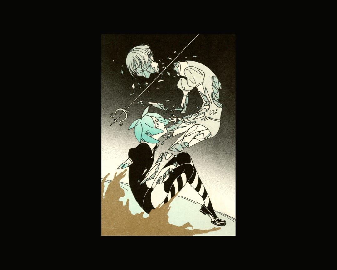 Phos Gold Riso Print – Houseki No Kuni Hnk Land of the Lustrous ...