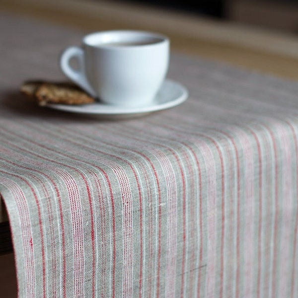 Striped Table Runner - Etsy
