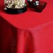Red Linen Tablecloth Rustic Long Table Cloth Christmas Vegan Table ...