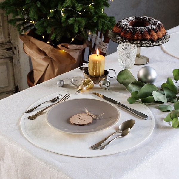 Placemats for Round Table - Etsy