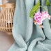 Light Blue Linen Throw Blanket Washed Bedspread Bed Cover Boho - Etsy
