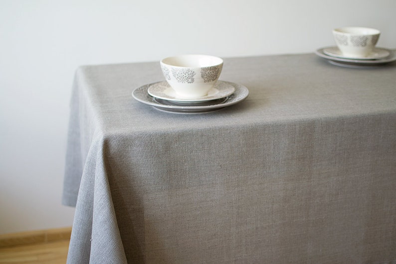 Natural Linen Rectangle Tablecloth Wedding Dinner Long Table - Etsy