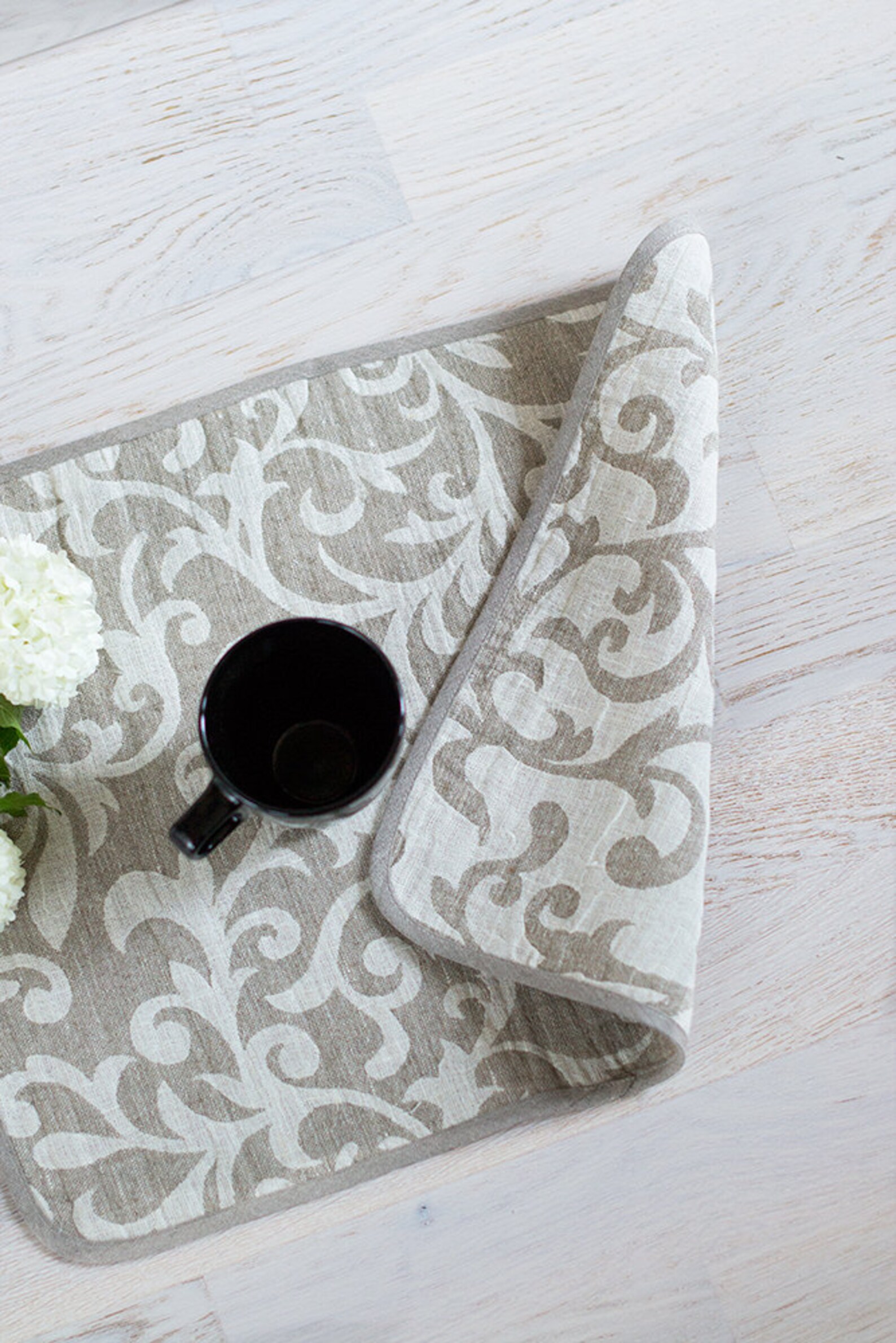 Natural Linen Placemats Reversible off White Table Mats Dinner - Etsy