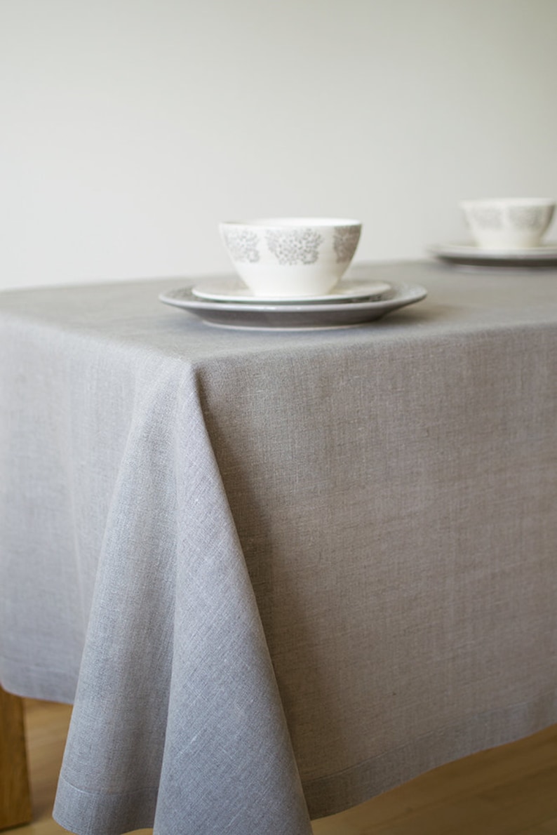 Natural Linen Rectangle Tablecloth Wedding Dinner Long Table - Etsy