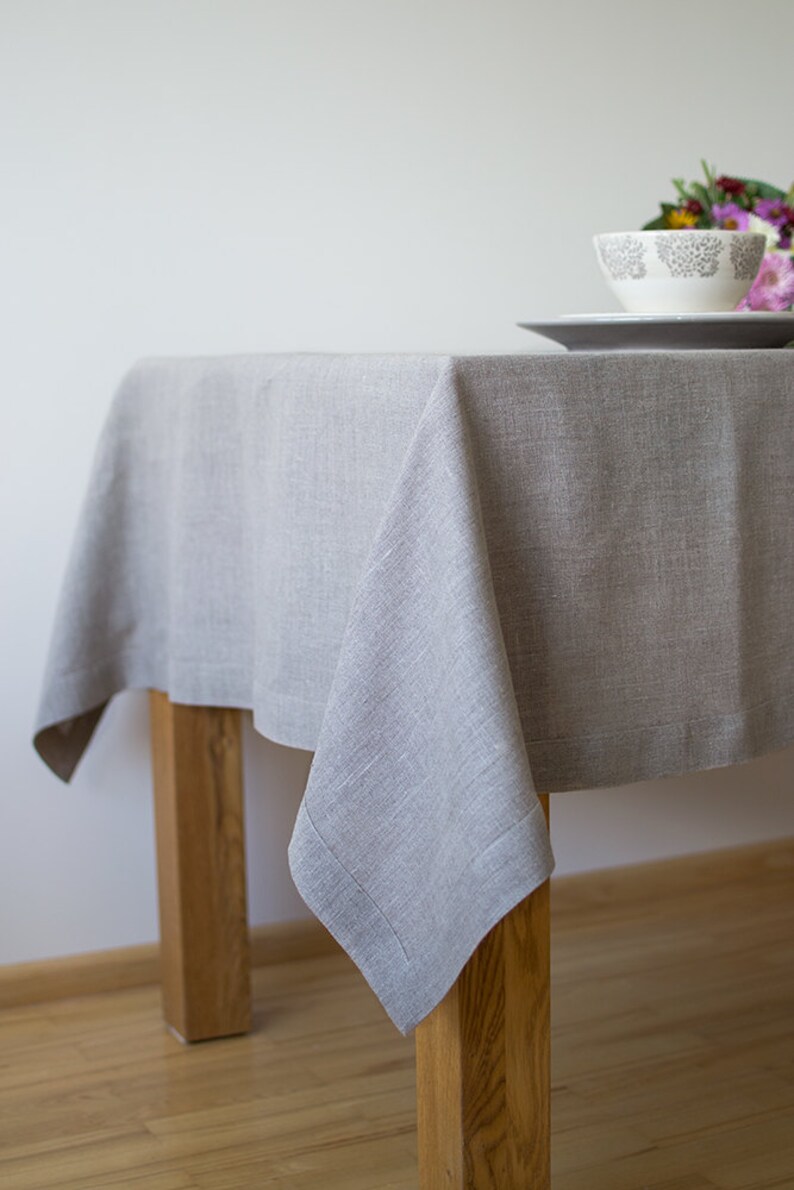 Natural Linen Rectangle Tablecloth Wedding Dinner Long Table - Etsy