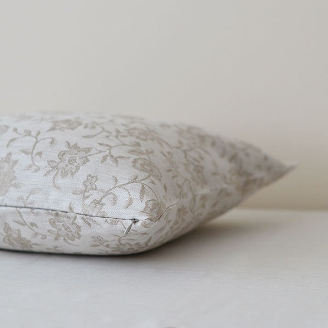 White Linen Pillow Cover Shabby Chic Pillow Case Sofa Pillow - Etsy