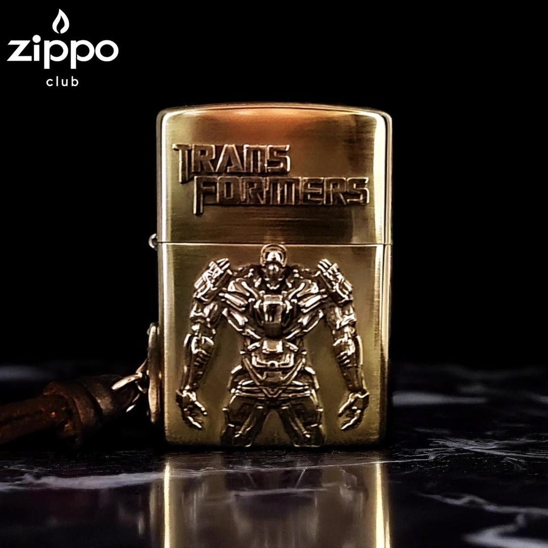 Transformers Brass Lighter • 3D Robot Engraved Design • Collector’s ...