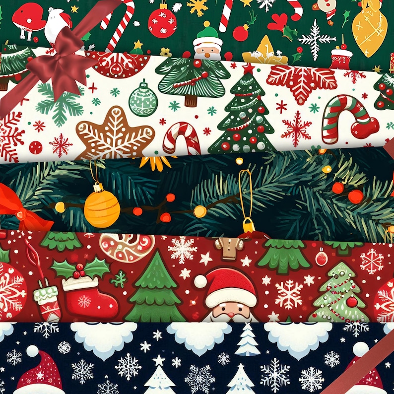 Digital Paper Mega Bundle - Christmas, 1700 Plus Seamless 12x12 ...