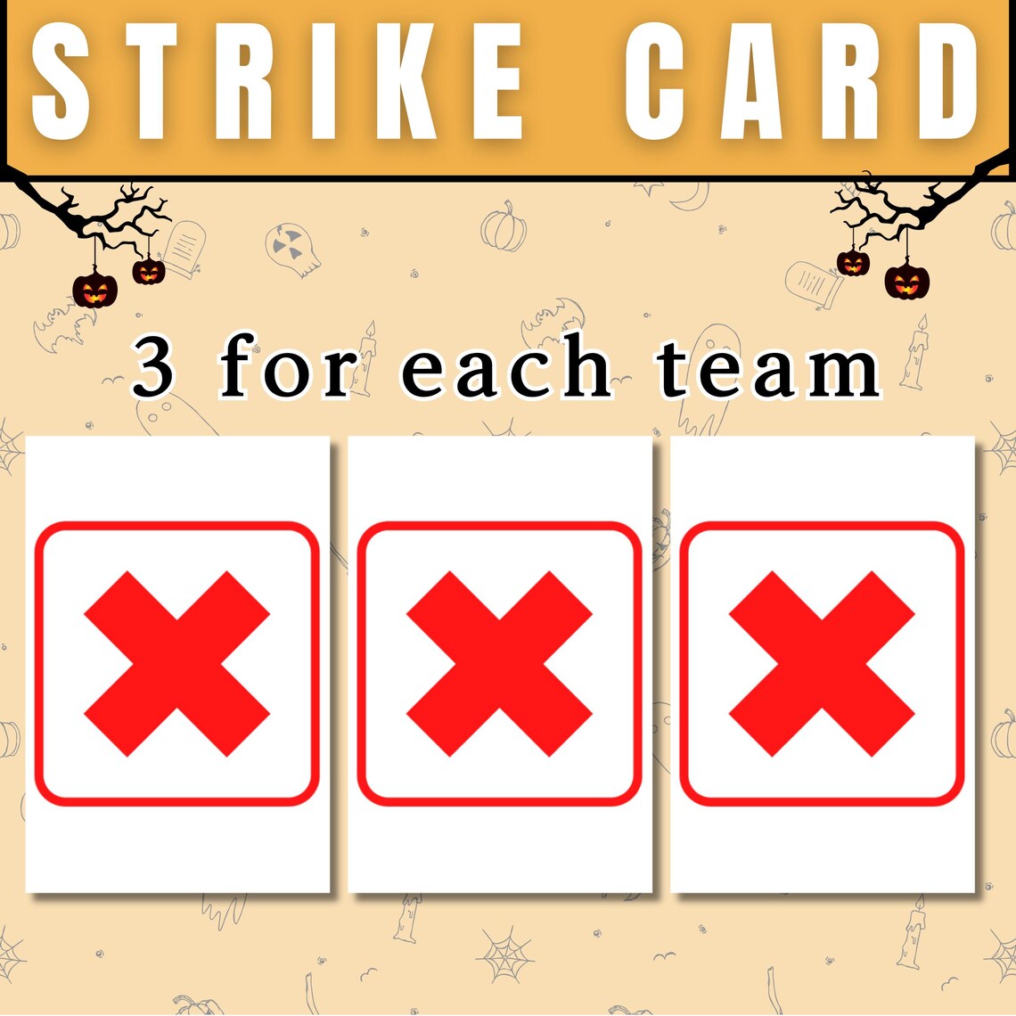 Family Feud Game - Halloween, 50+ Printable Question Cards With Score ...