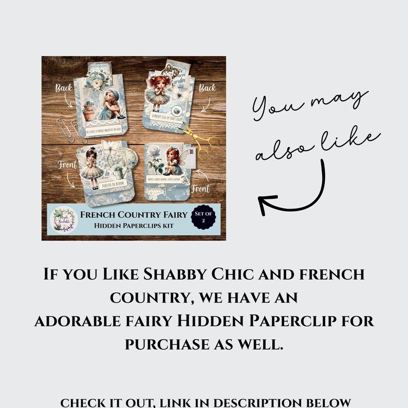 French Country Fairy Fussy Cuts Printable | Cottagecore Fairy Ephemera ...