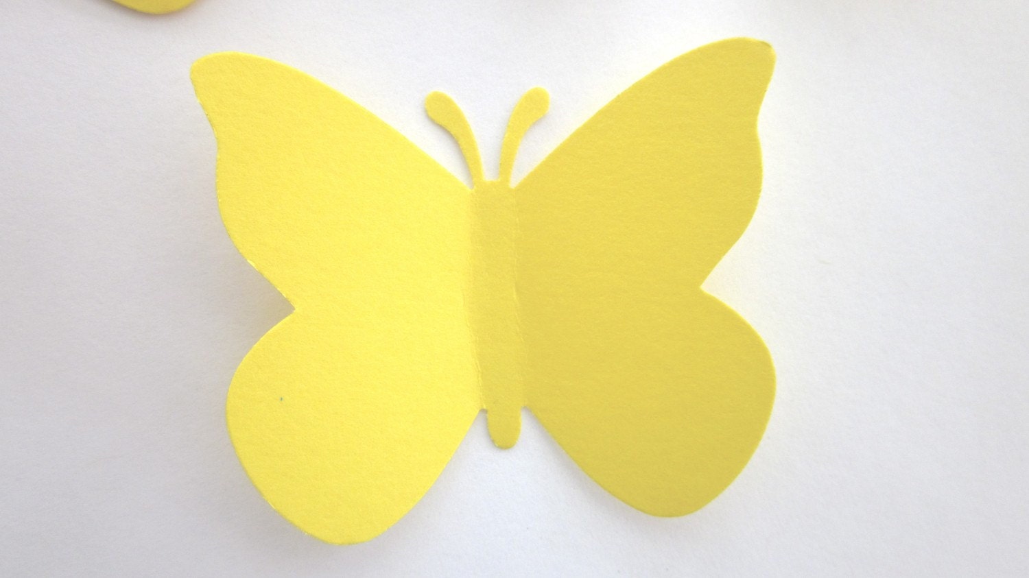 50 Large Yellow Butterfly Die Cuts - Etsy