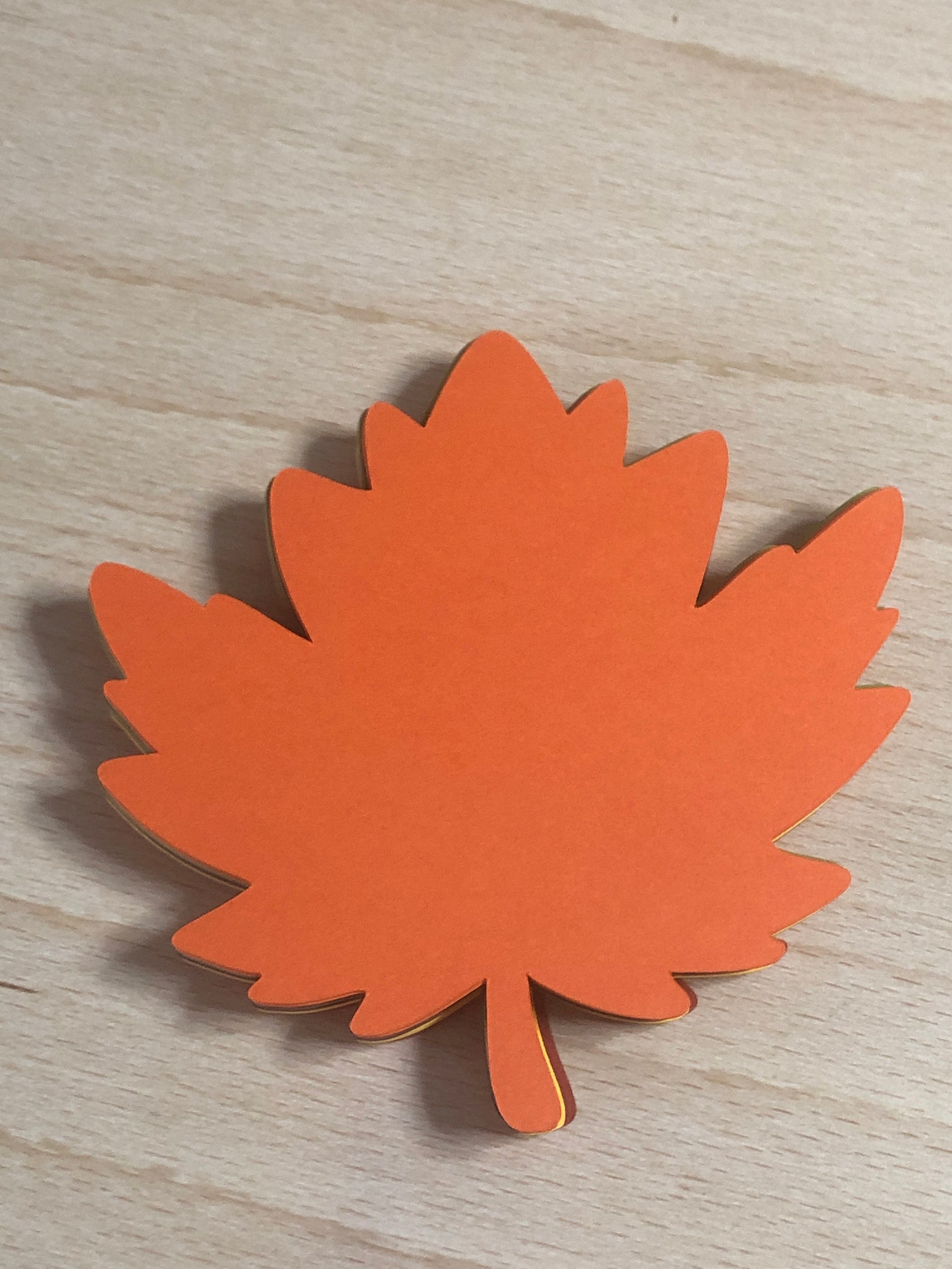 40 Fall Leaf Die Cuts: 4-inch Cardstock Leaves - Etsy