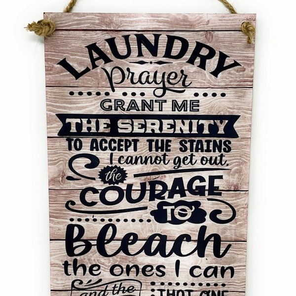Laundry Sign Scripture - Etsy