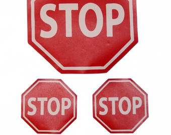Stop Sign Decal | Etsy