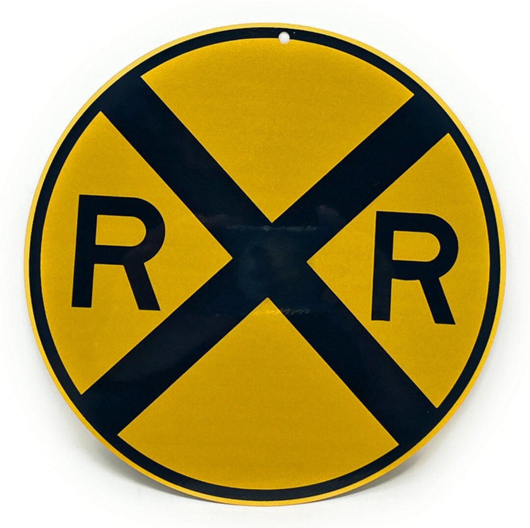 RR Railroad Crossing Xing 8" Street Sign Aluminum Weather Resistance ...
