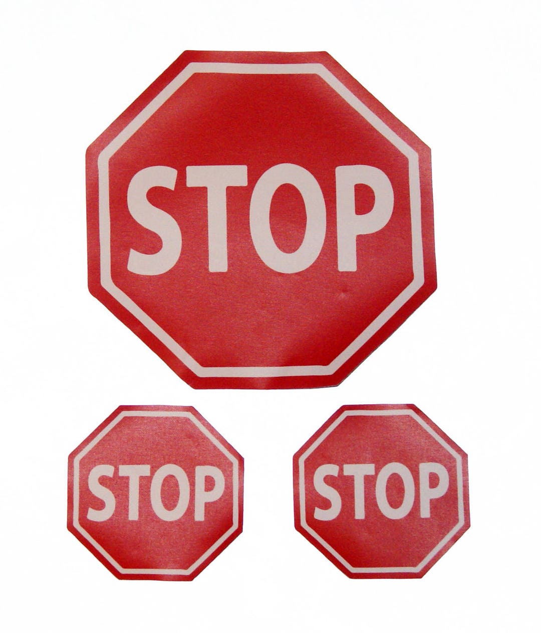 Stop Road Sign Fabric Removal & Re-positional Decal Stickers for Car ...