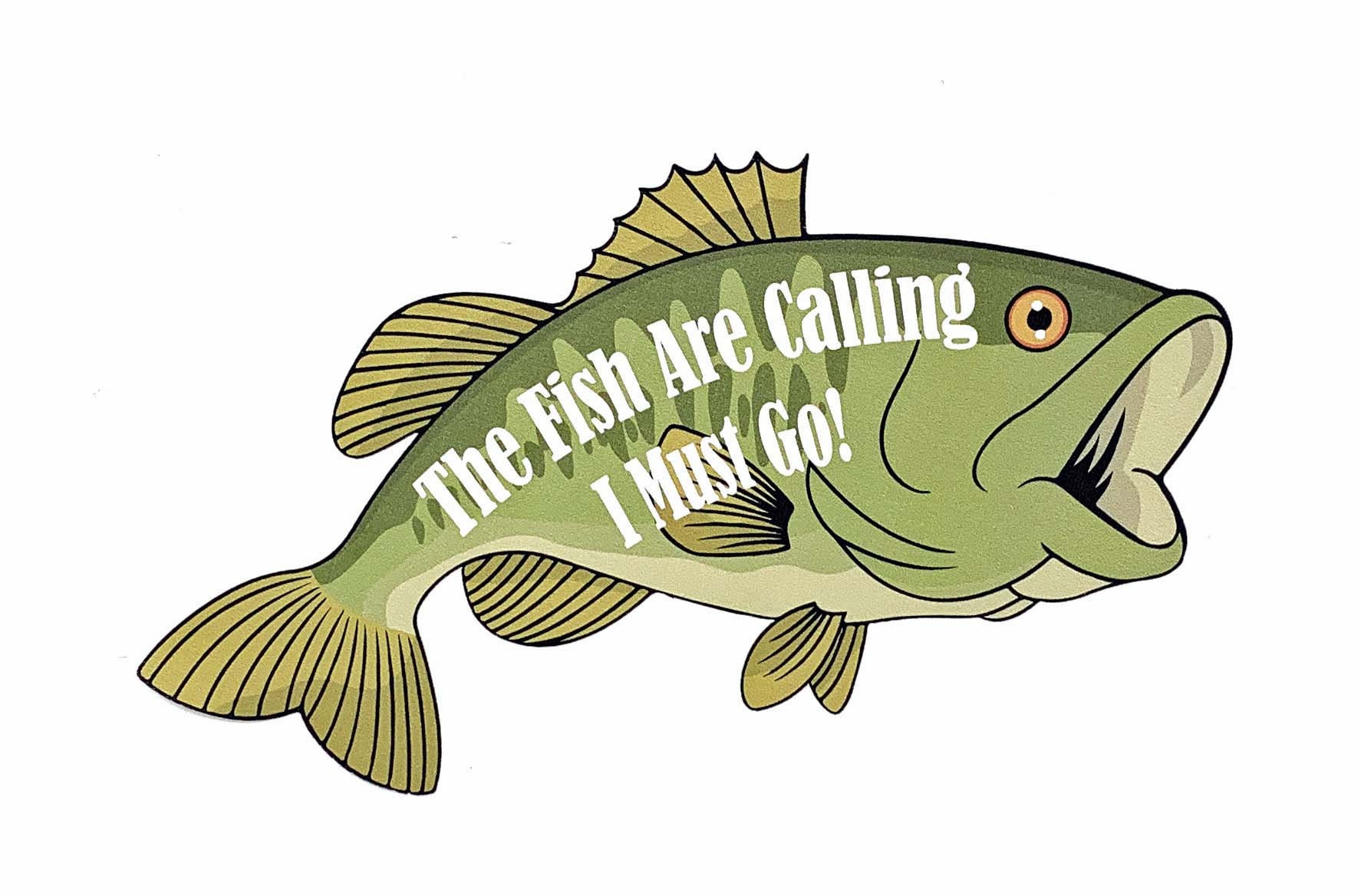 The Fish Are Calling I Must GO Set of 2-6 X 4.5 | Etsy