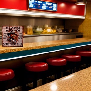 Jack's Scarecrow Cafe All You Can Eat Buffet Stay Until Stuffed 6x6 in ...