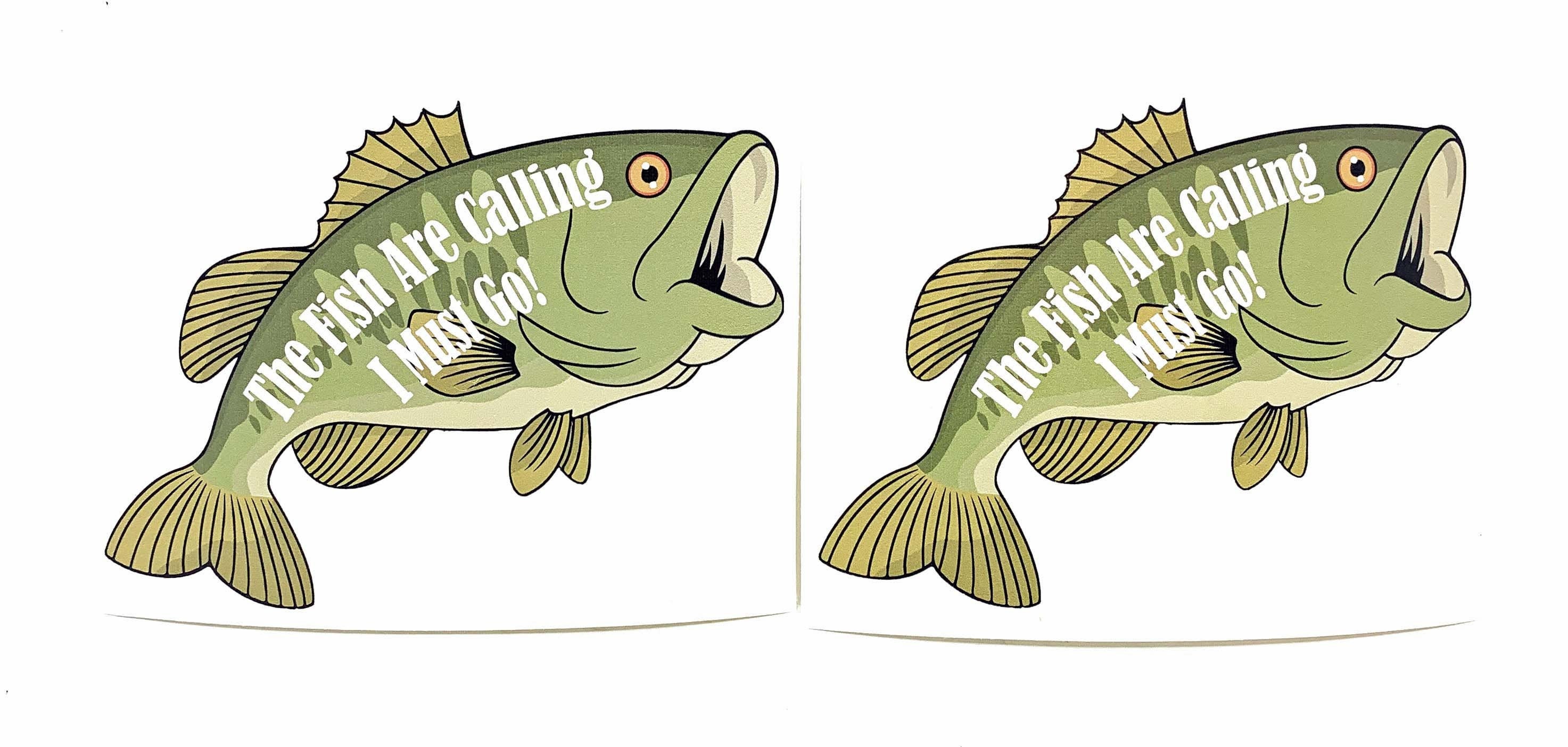 The Fish Are Calling I Must GO Set of 2-6 X 4.5 | Etsy