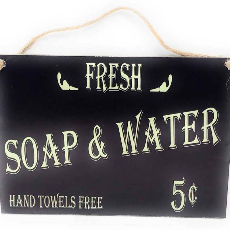 Soap 5 Cents Sign - Etsy