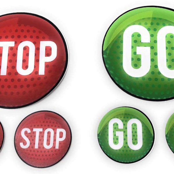 Stop Go Sign - Etsy