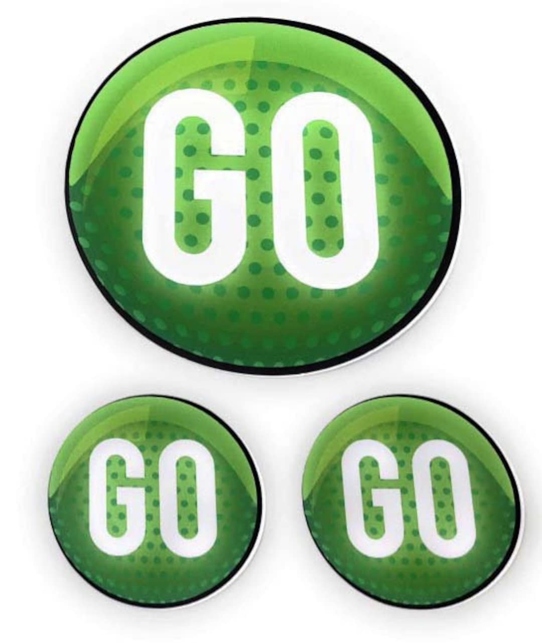 GREEN GO LIGHT Road Sign Novelty Removable Fabric Decal Sticker - Etsy