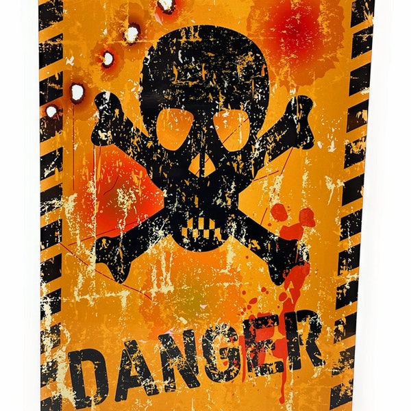 Beware Pirate Sign - Etsy