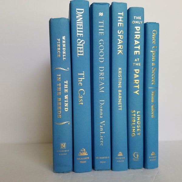 Turquoise Book Set - Etsy